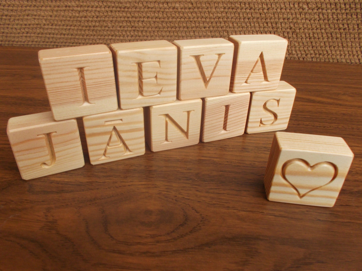 Personalized Wooden Blocks Handmade Gift Wood Name Blocks | Etsy