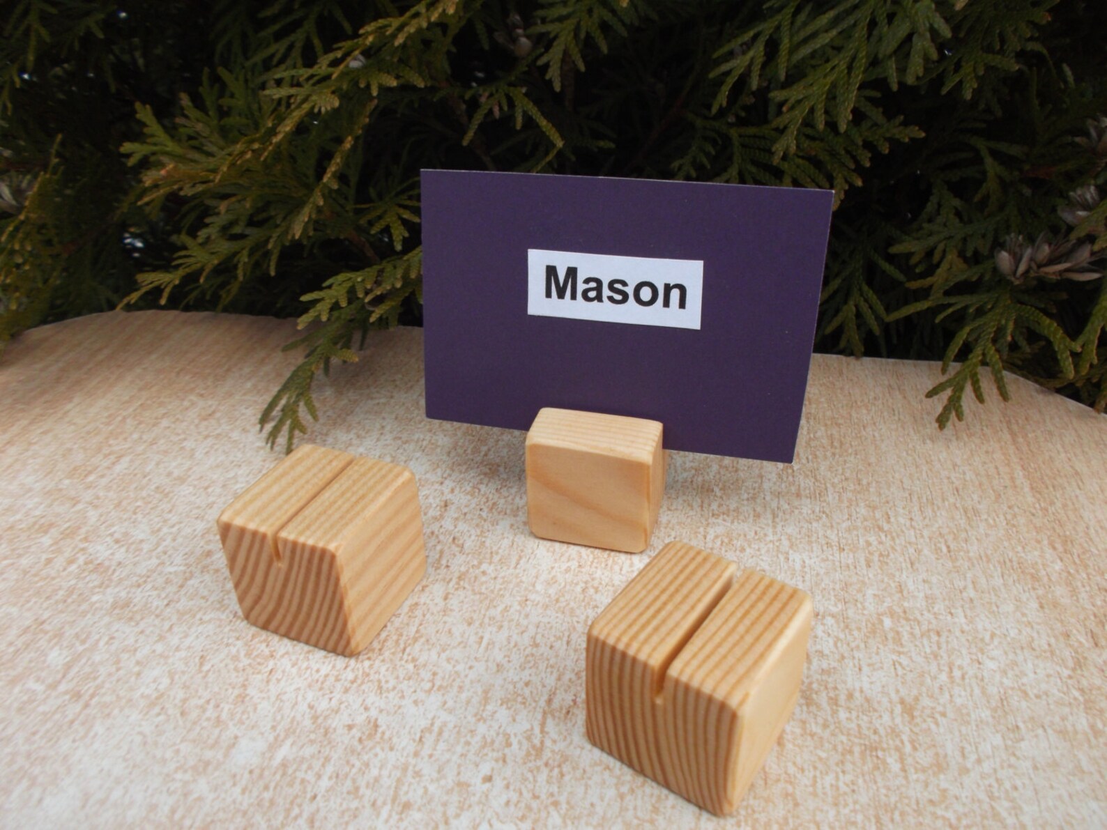 25 Small Place Card Holders Wood Place Card Holders for - Etsy