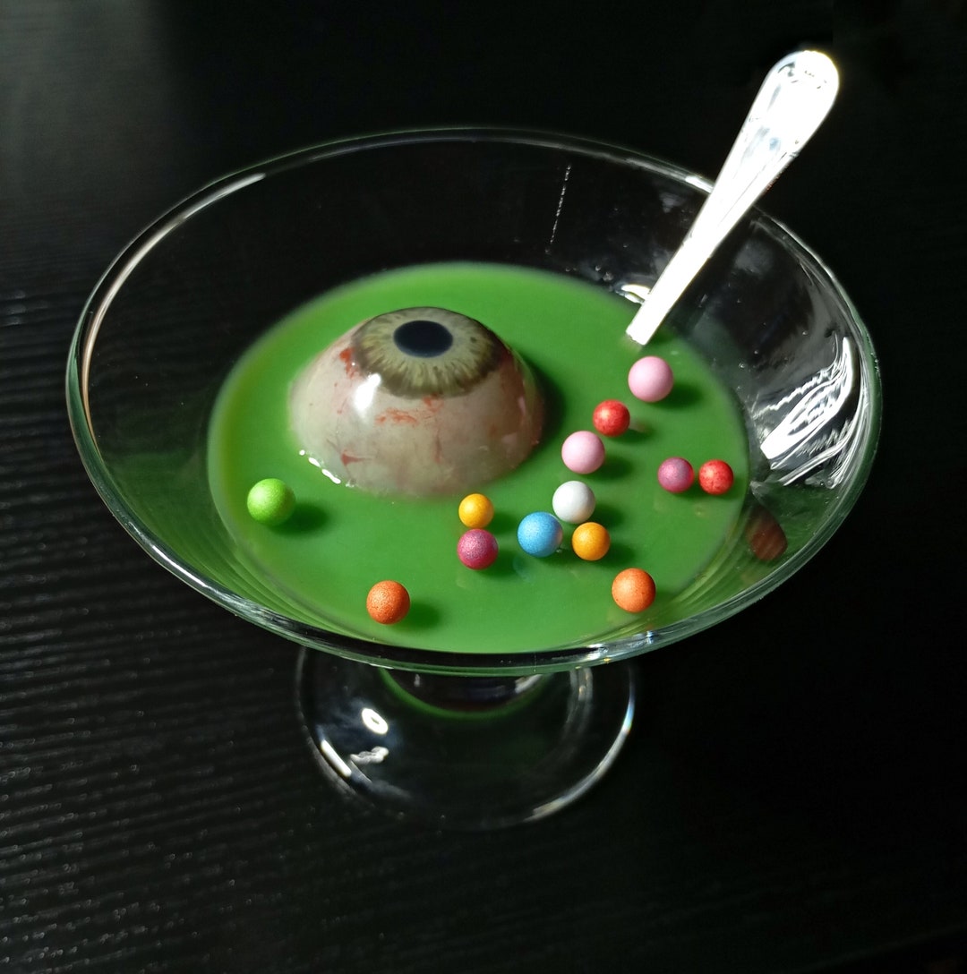 Eye Cup Sorbet Gore Creepy Gifts Dessert Jelly Crystal Decoration ...