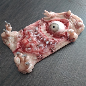 Monster Gore Sinister Bloody Creature Dark Macabre Teeth Eye Horror ...