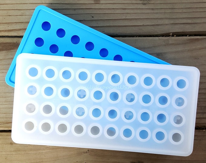 40 Cavity Mini Sphere Silicone Mold With Lid Options Chocolate Ice ...