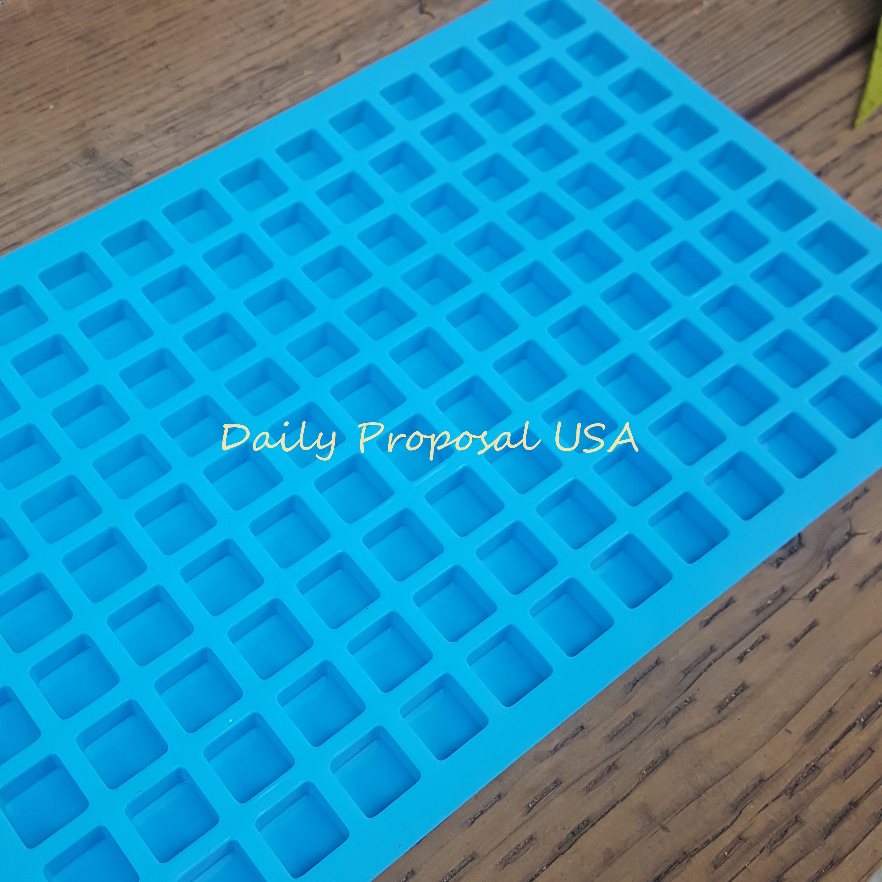 126 Cavity Mini Square Silicone Mold Bakeware Chocolate Ice - Etsy