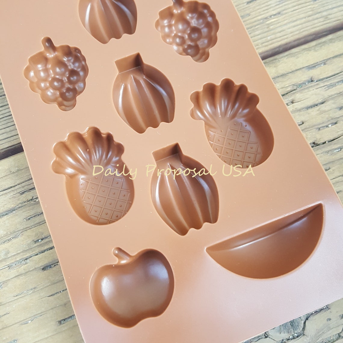 FINAL SALE 11 Cavity Small Fruit Silicone Mold Banana | Etsy