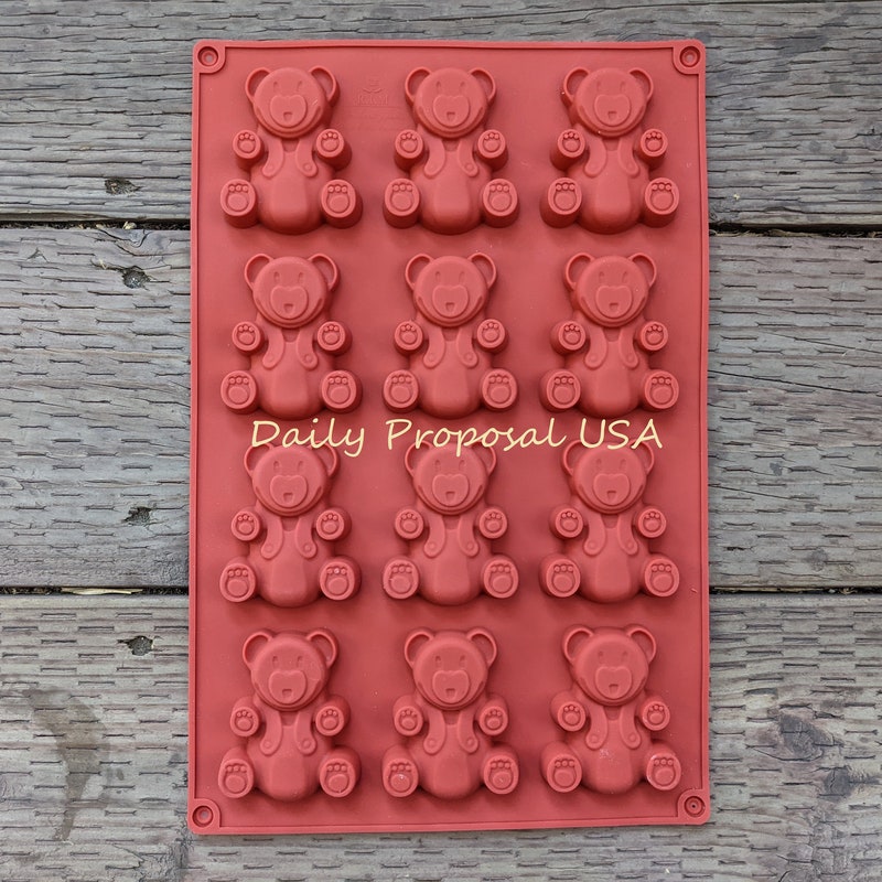Teddy Bear Chocolate Mould - Etsy