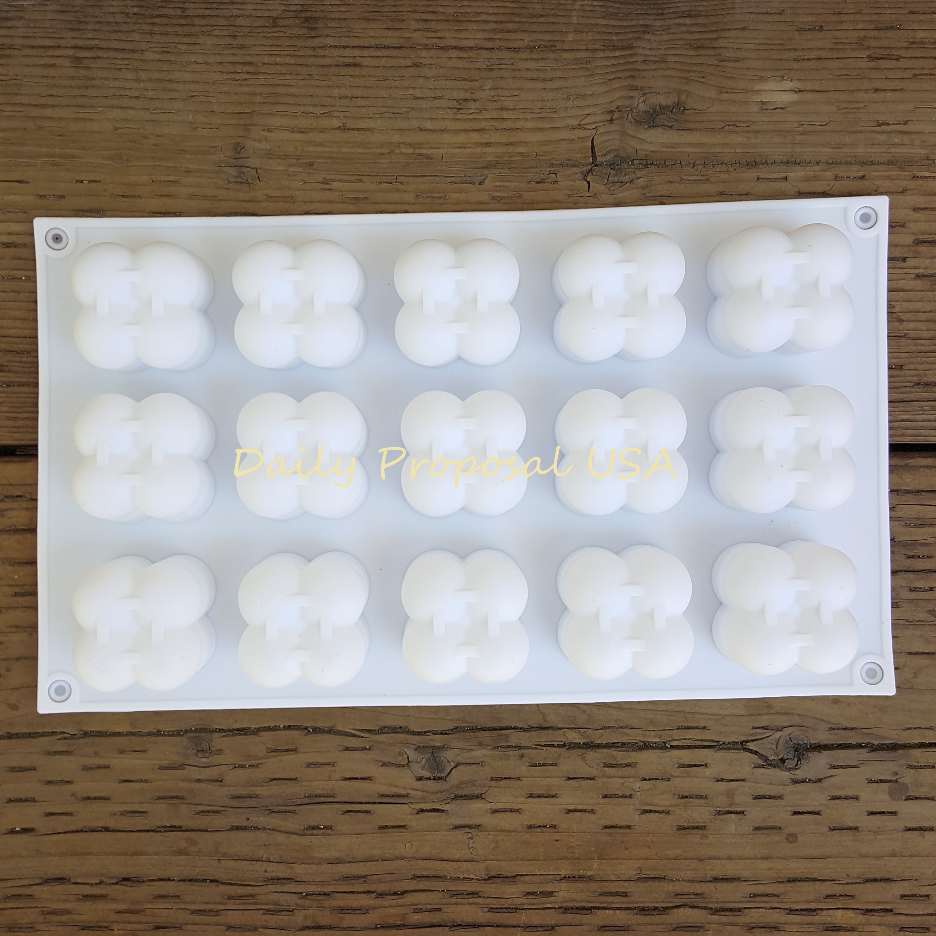12 or 15 Small Molecule Square Cloud Bubble Silicone Mold - Etsy