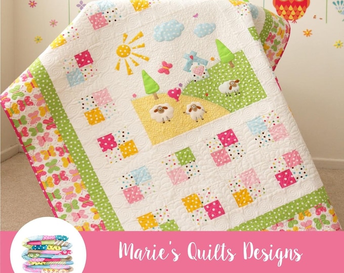 PDF Kids Baby Applique Quilt Pattern, Digital, Animal, Applique, Easy ...