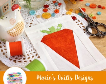 Carrot Quilt Pattern - Etsy