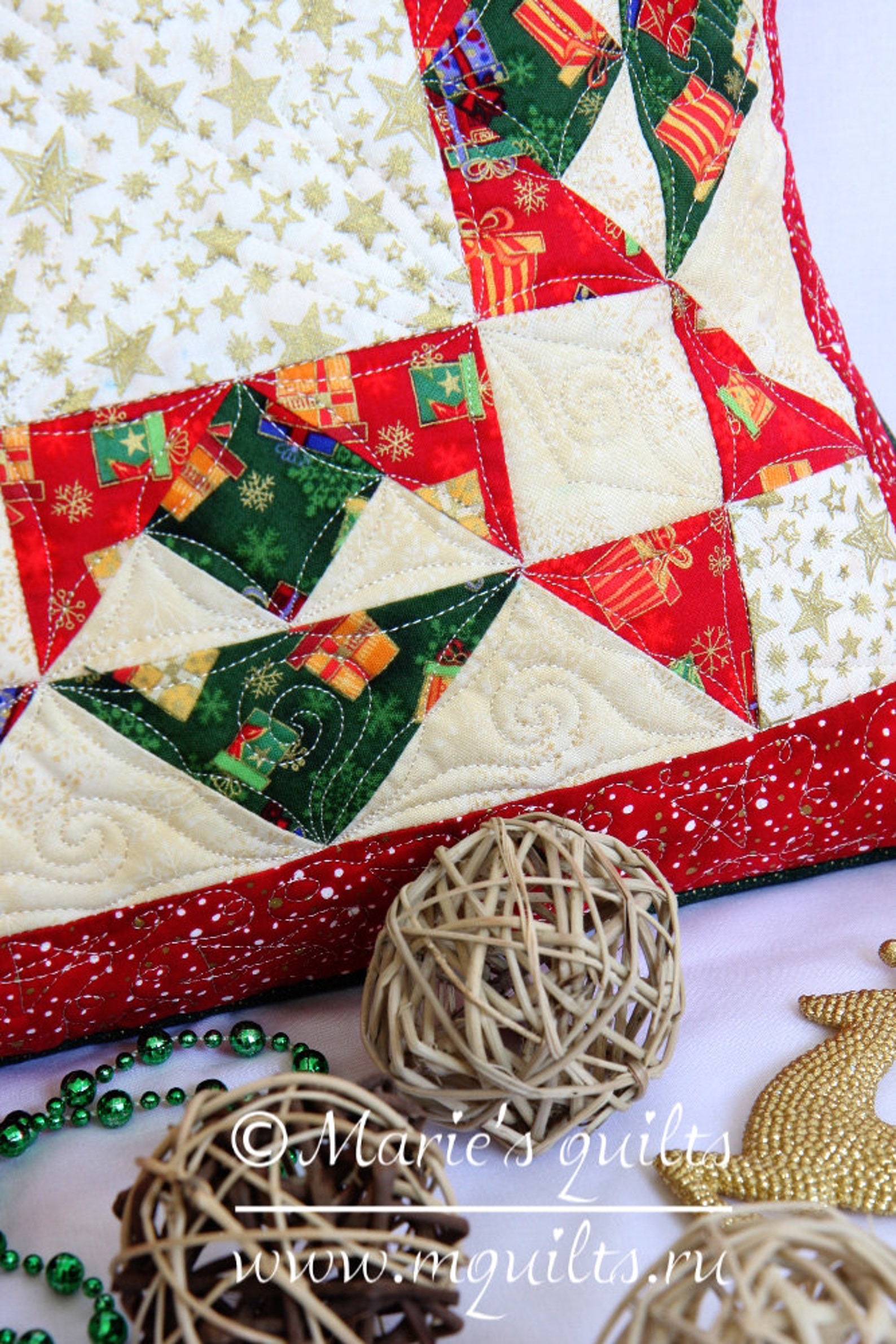 PDF Christmas Star Block Quilt Pattern Digital Easy Simple - Etsy