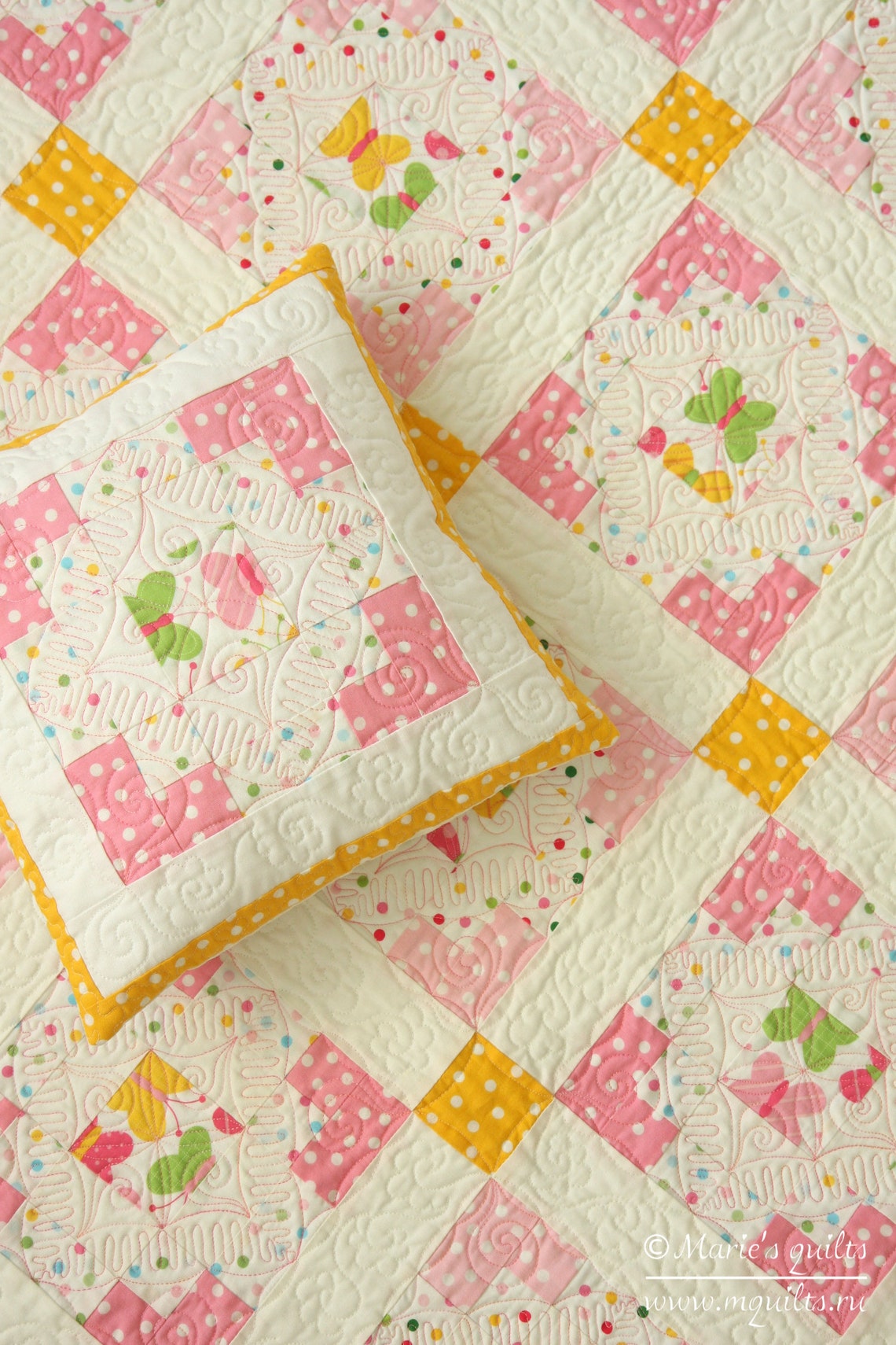 Easy PDF Quilt Pattern, Digital, Simple, Girl, Baby, Kids, Tutorial - Etsy