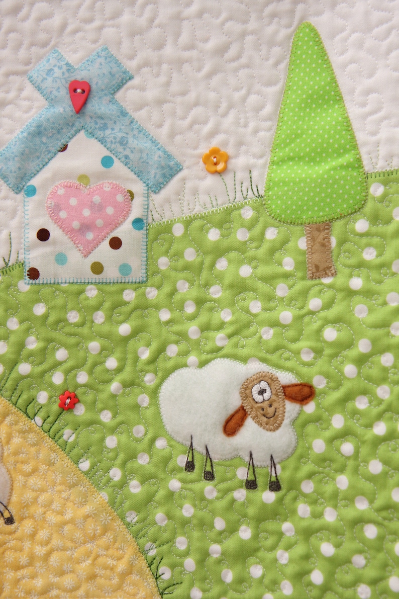 PDF Kids Baby Applique Quilt Pattern Digital Animal | Etsy