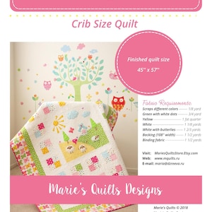 PDF Kids Baby Applique Quilt Pattern, Digital, Animal, Applique, Easy ...