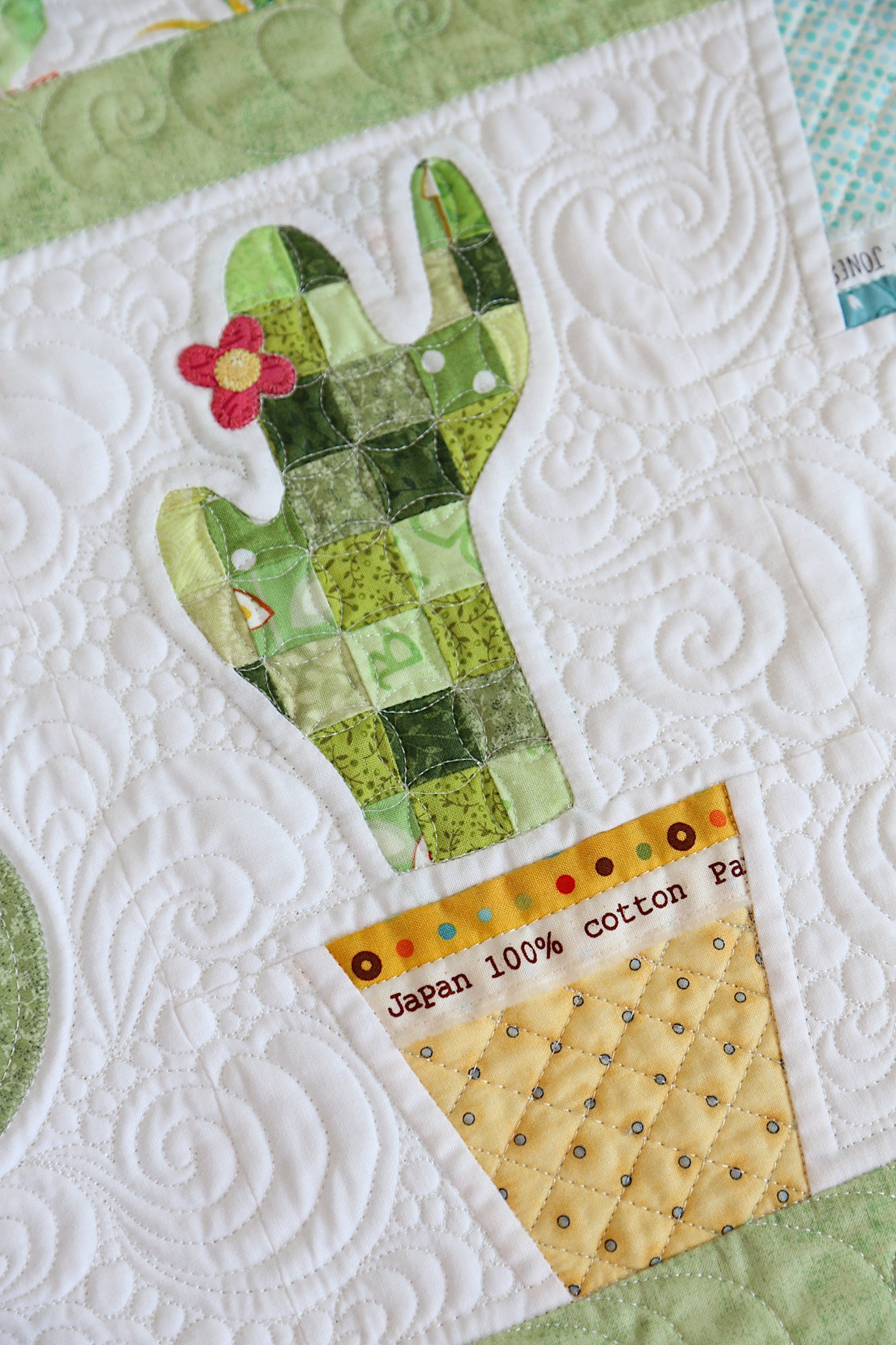 Cactus Table Runner Quilt Pattern, Applique Blocks (PDF Pattern) - Etsy