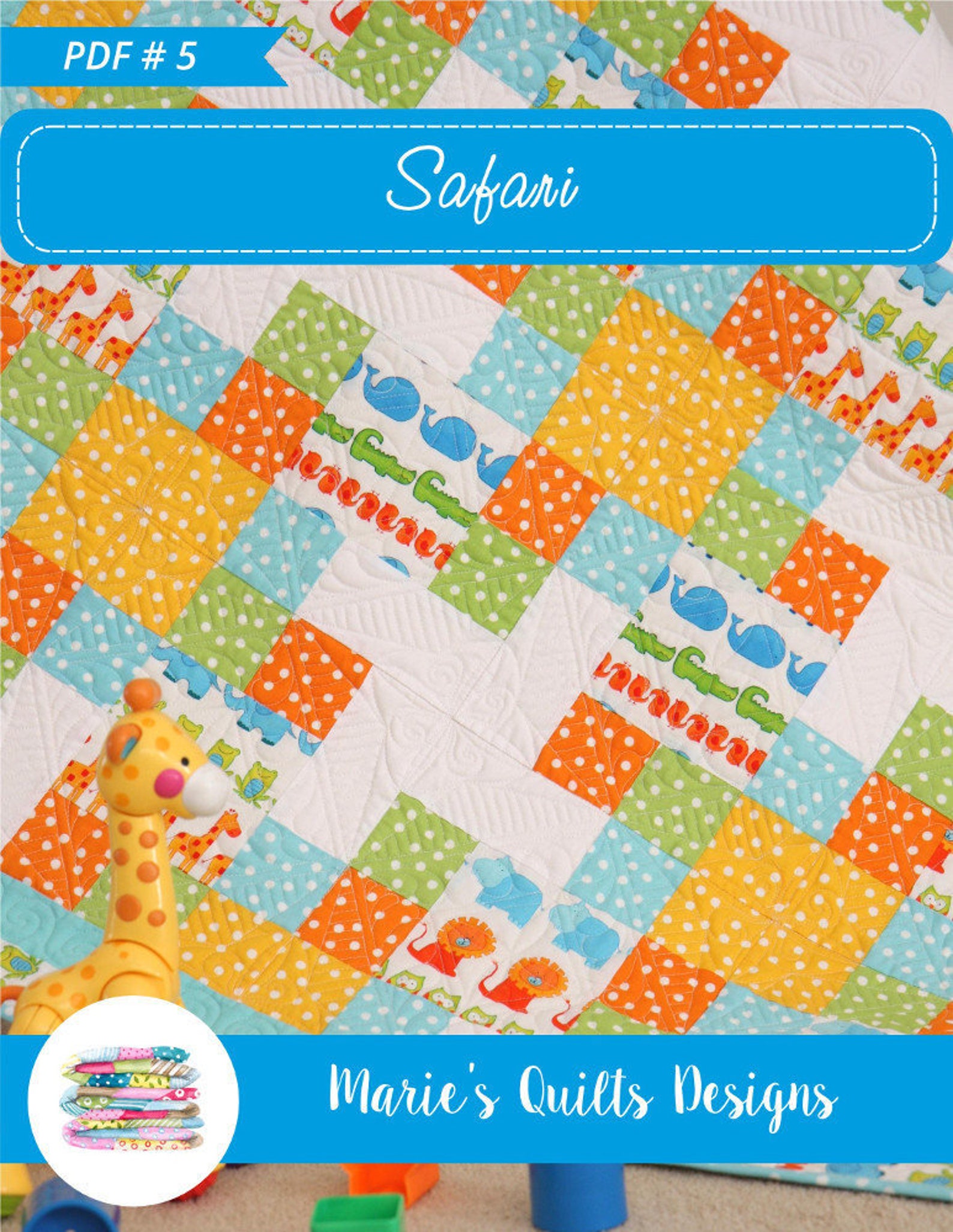 PDF Baby Quilt Pattern, Digital, Kids, Easy, Simple, Baby, Tutorial - Etsy