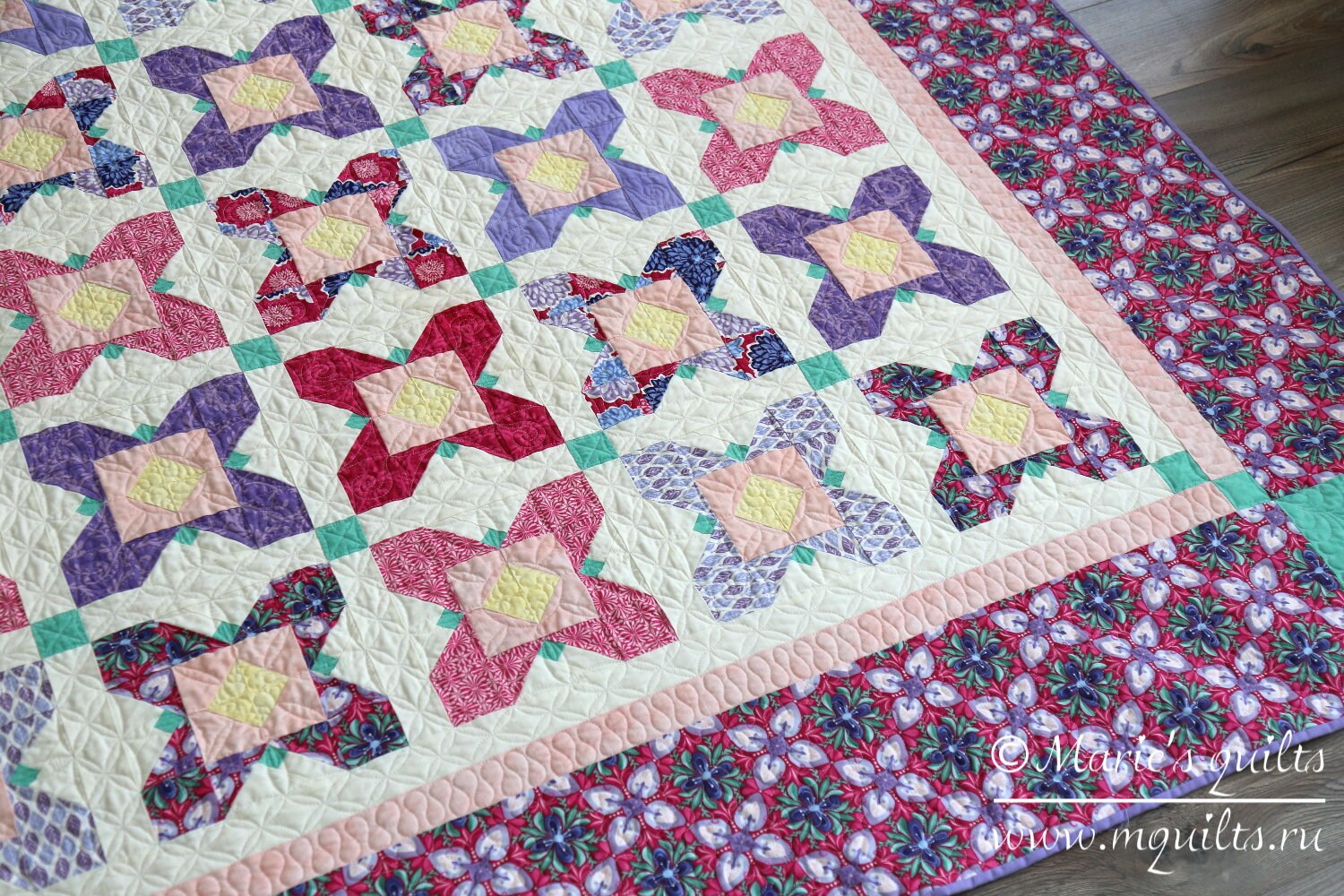 PDF Star Quilt Pattern, Digital, Easy, Floral, Simple, Tutorial - Etsy