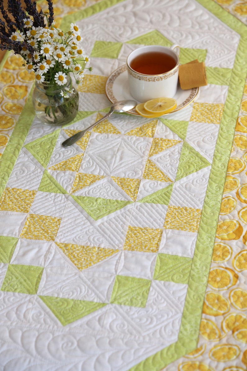 Summer Easy Table Runner Pattern PDF Digital Star Block - Etsy