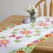 Spring Flower Applique Table Runner Pattern PDF Digital, Block Quilt ...