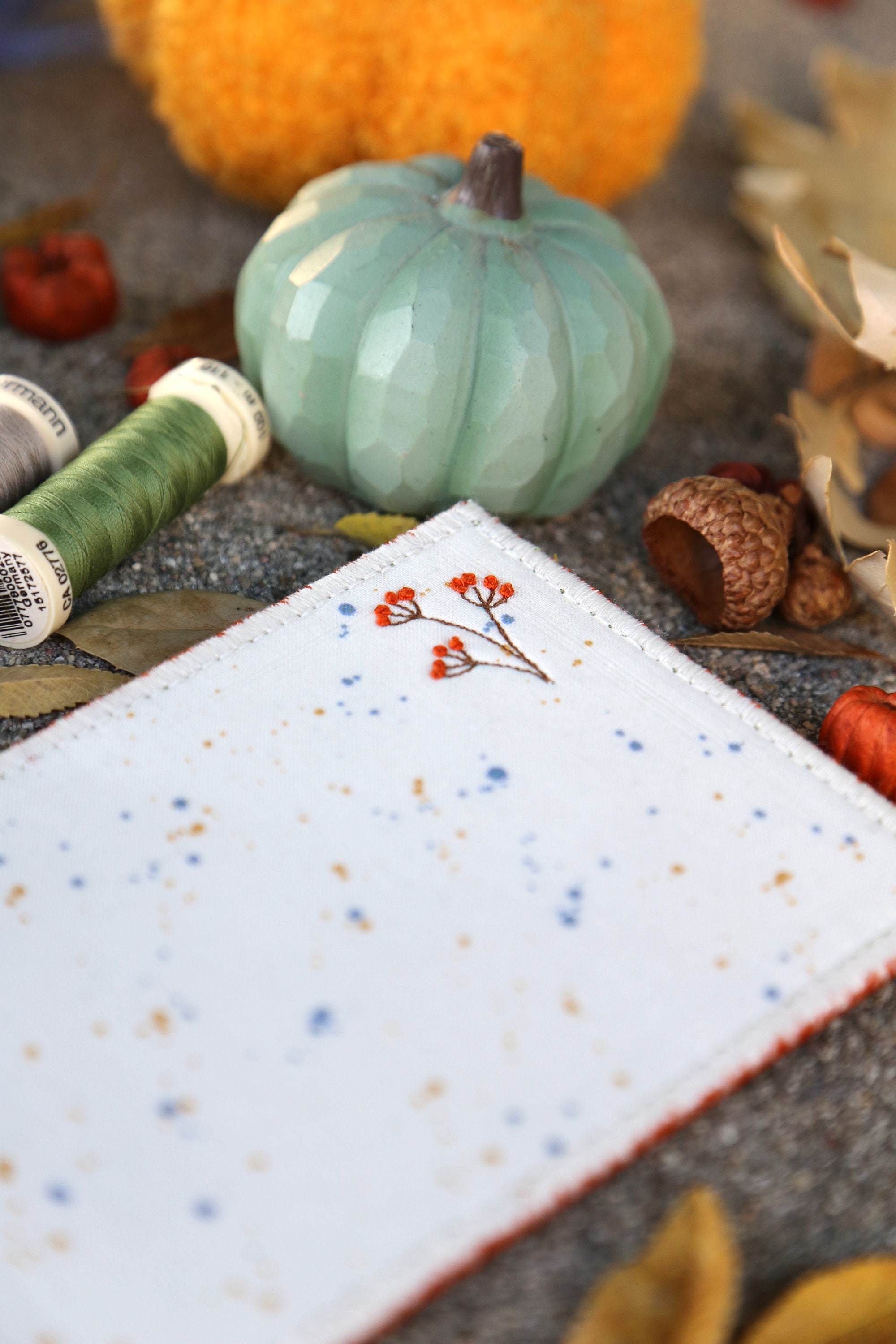 Fabric Postcard Quilt KIT Fabric Pattern fall - Etsy