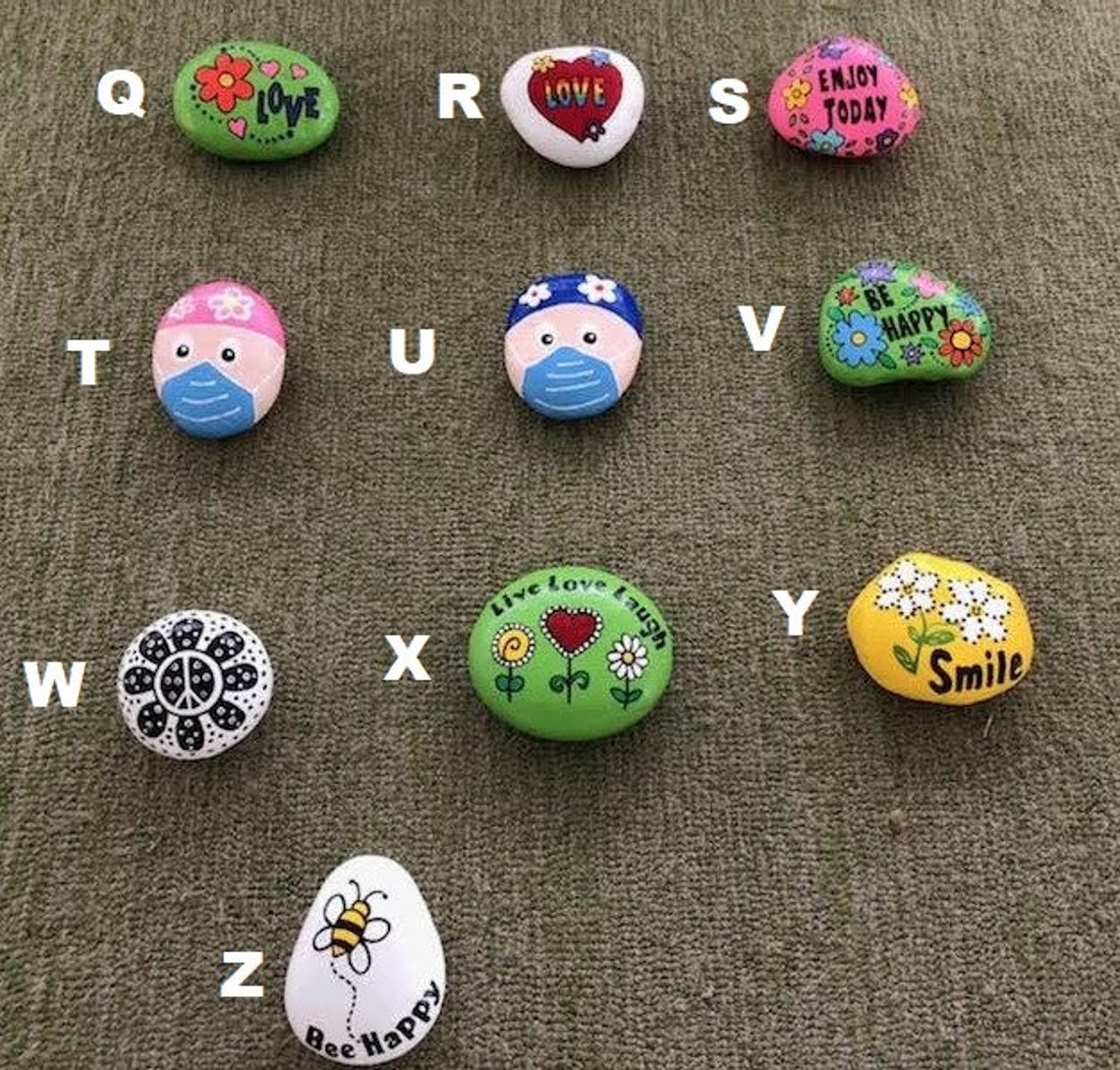 Custom Hand Painted Rocks - Etsy
