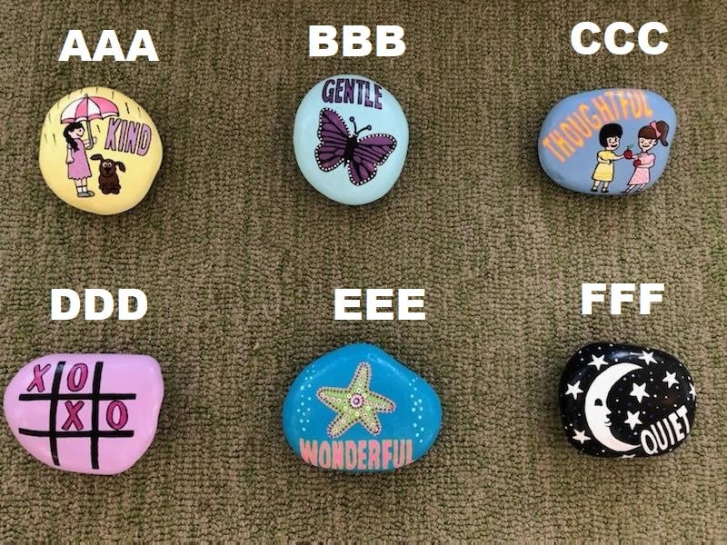 Custom Hand Painted Rocks | Etsy