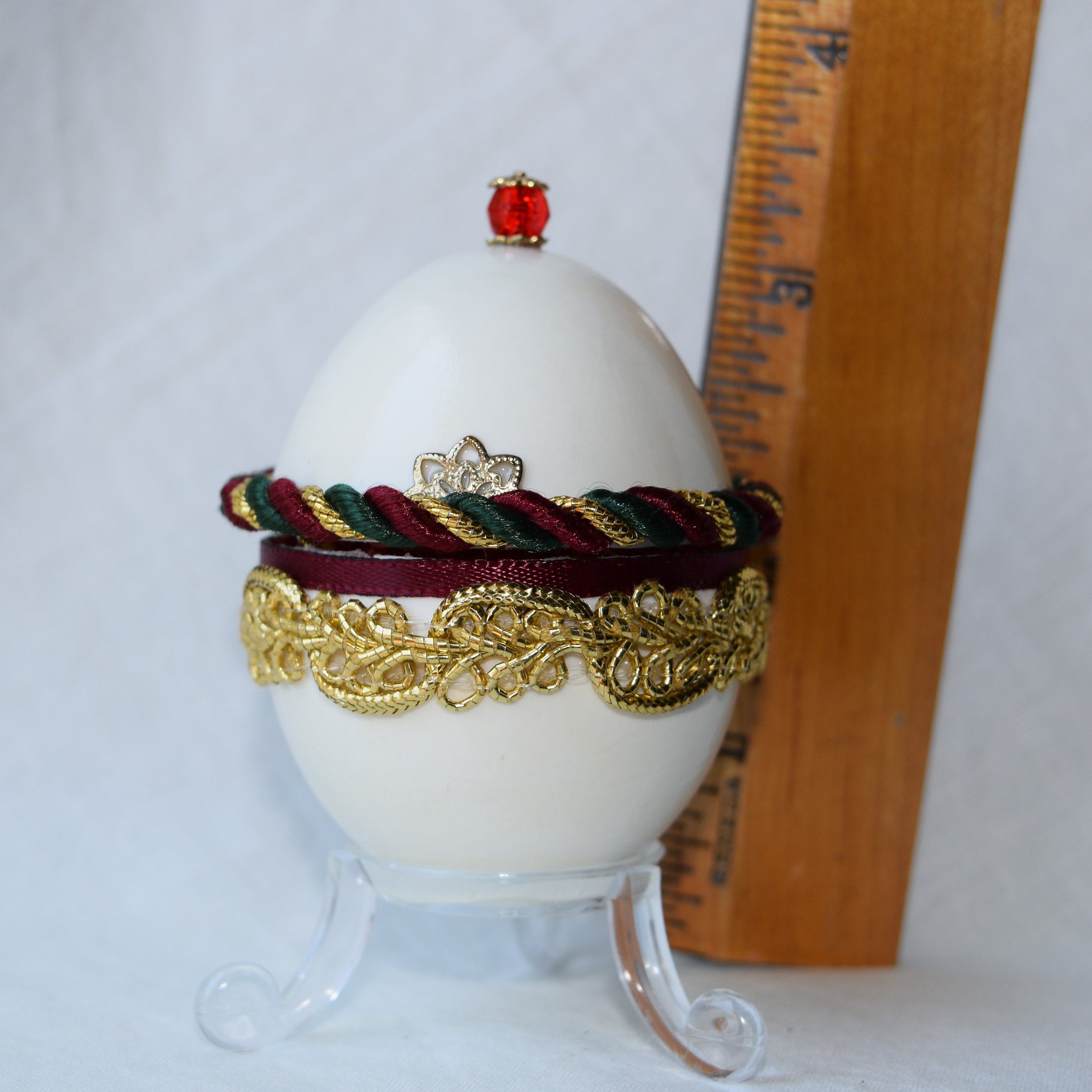 Fancy Duck Egg Box Hinged to Open Reminiscent of Faberge Eggs | Etsy