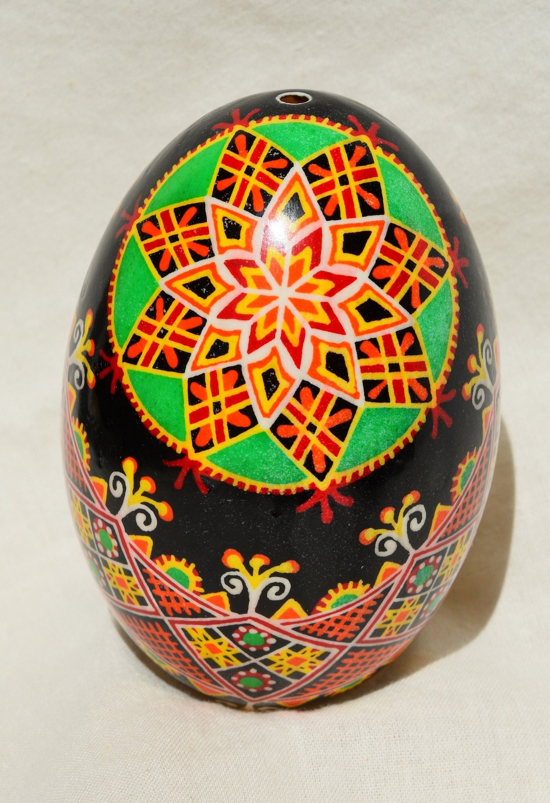 Goose Egg Pysanky-ukrainian Easter Egg- Art. Home Decor-gift-perfect ...