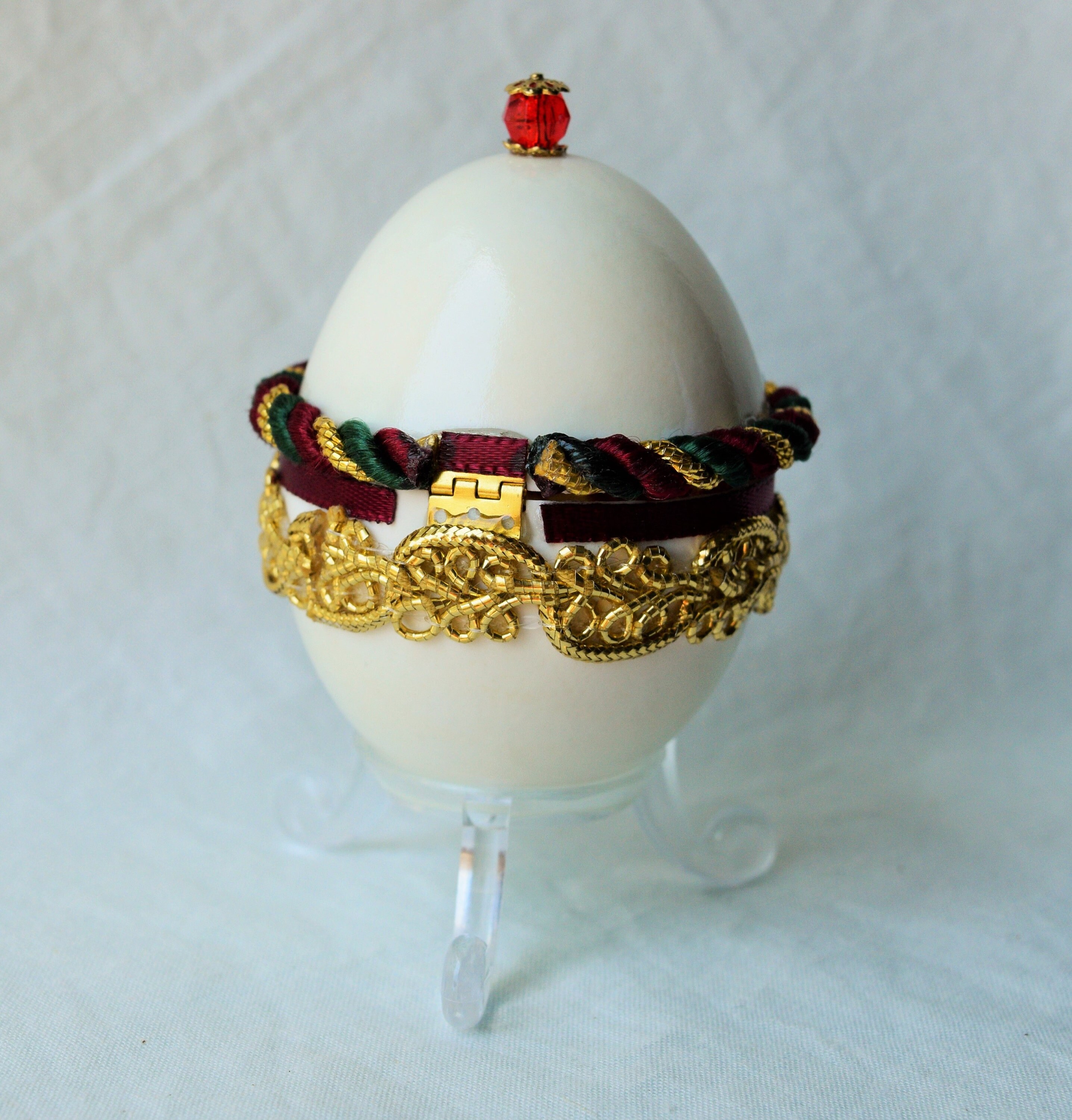 Fancy Duck Egg Box Hinged to Open Reminiscent of Faberge Eggs | Etsy