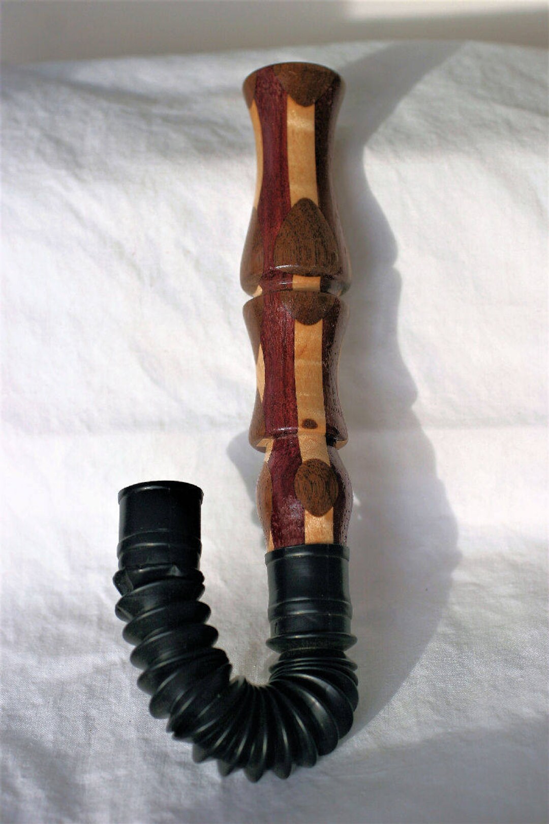 This Custom Hand Crafted Segmented Wooden Deer Grunt Call is Made of ...