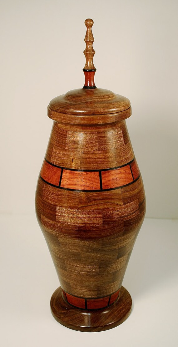 This Hand Crafted Segmented Urn is Made With | Etsy