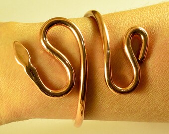 Copper Snake Bracelet - Etsy