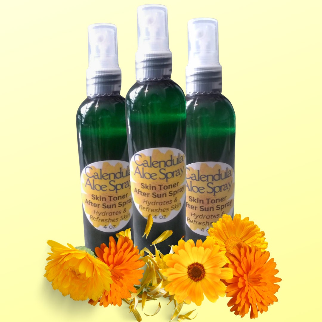 Calendula Aloe Spray Calendula Officinalis Natural Skin Care Herbal ...