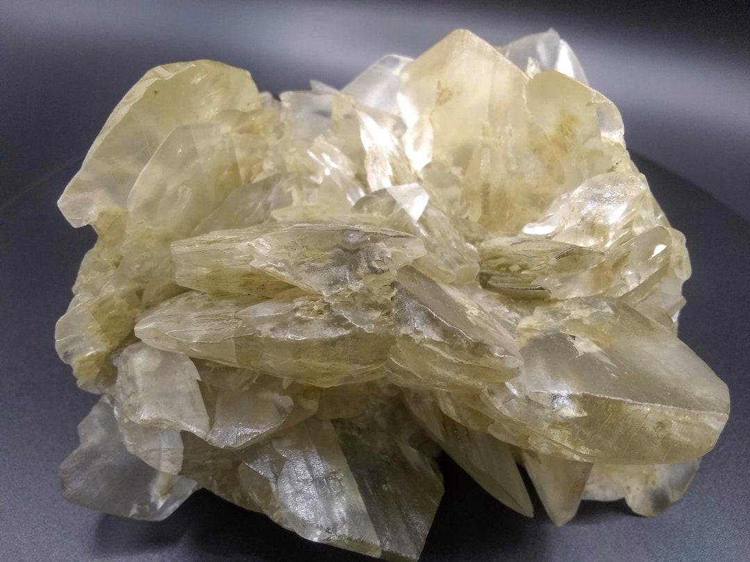 Rare Selenite Crystal Cluster: Collector Display Piece From France - Etsy