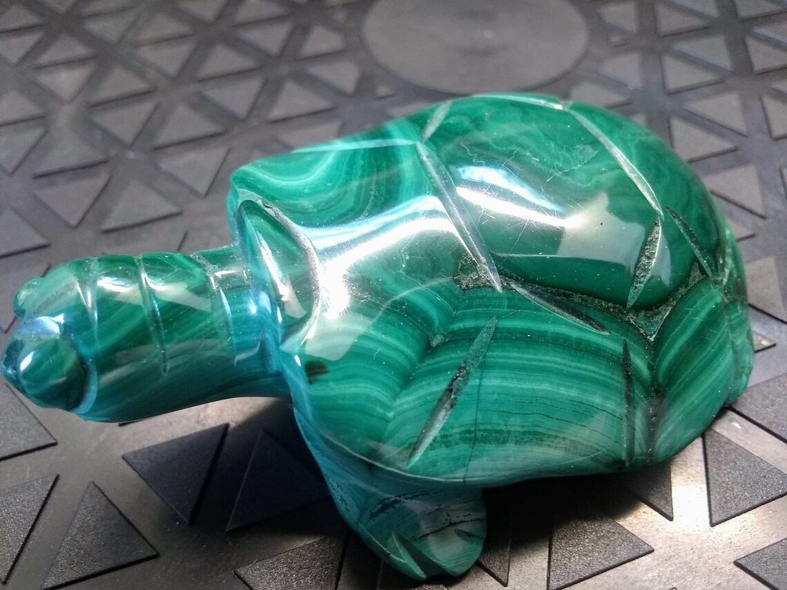 Malachite Animal Carving Stone Crystal Specimen Elephant - Etsy