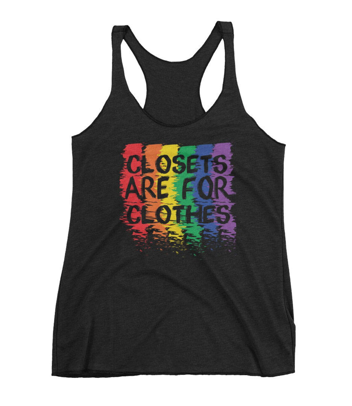 LGBT Gay Pride Shirt Closets Are for Clothes - Rainbow - Gay Pride ...
