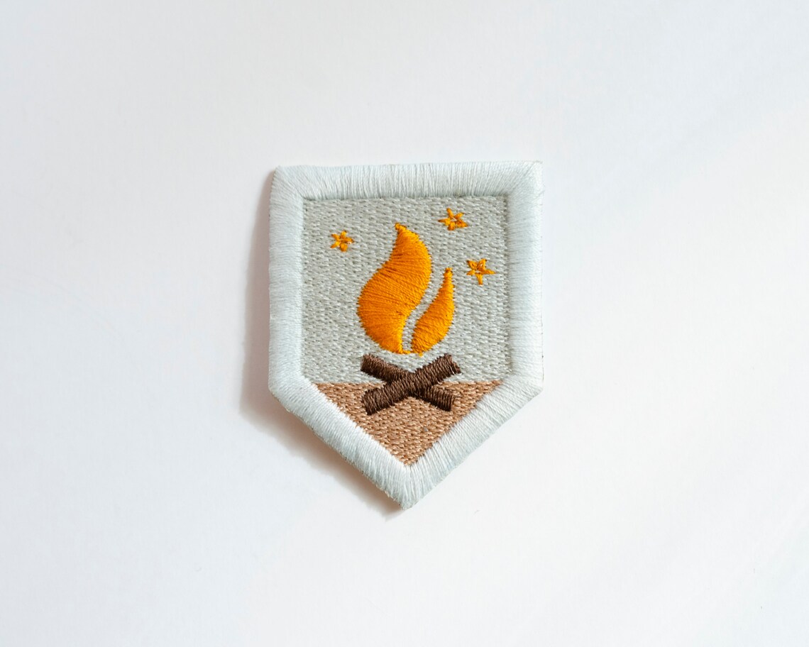 Campfire Adventure Patch | Etsy