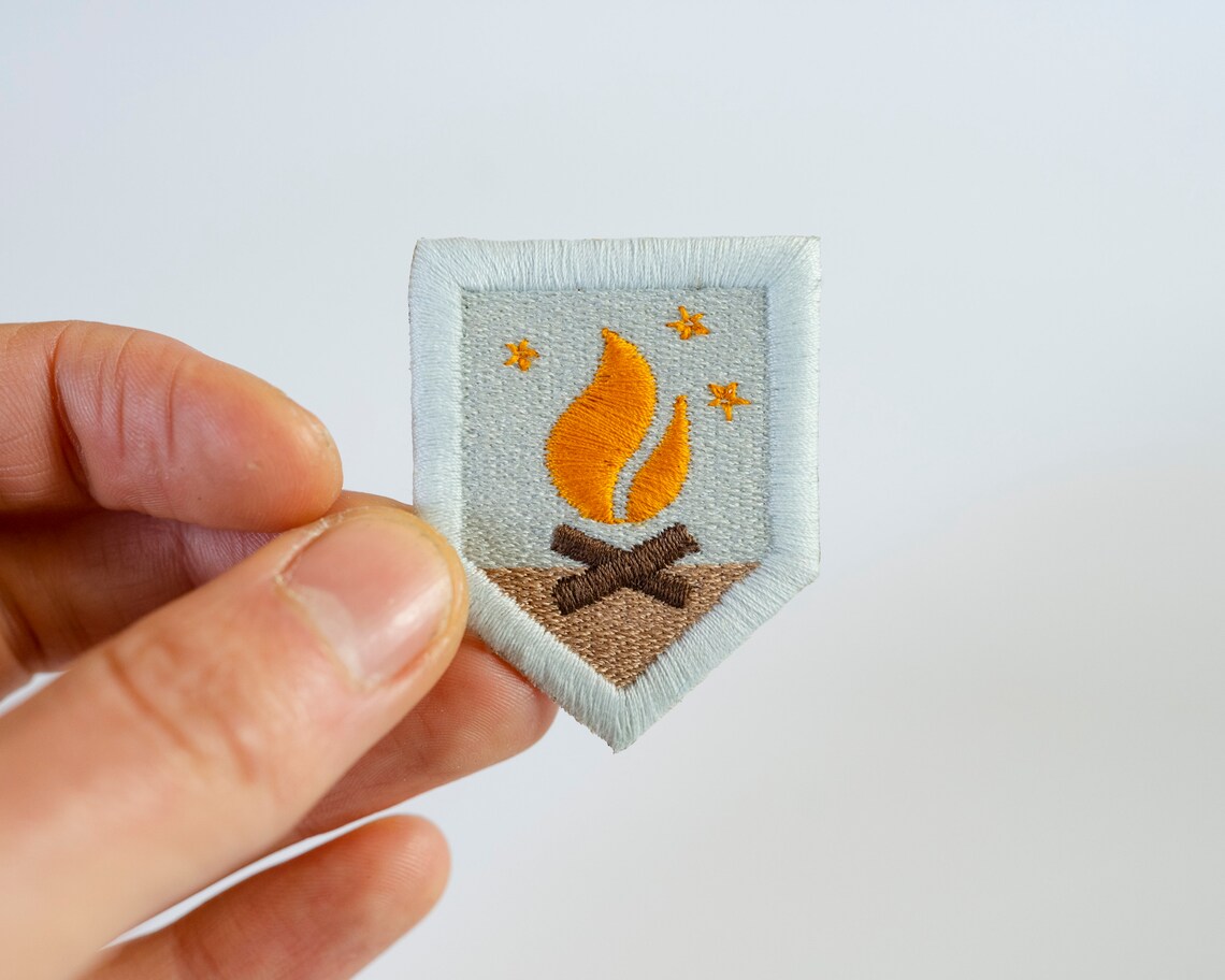 Campfire Adventure Patch | Etsy