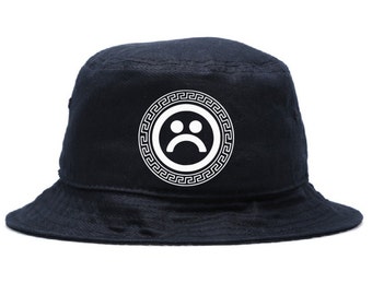Sad Face Bucket Hat - Etsy