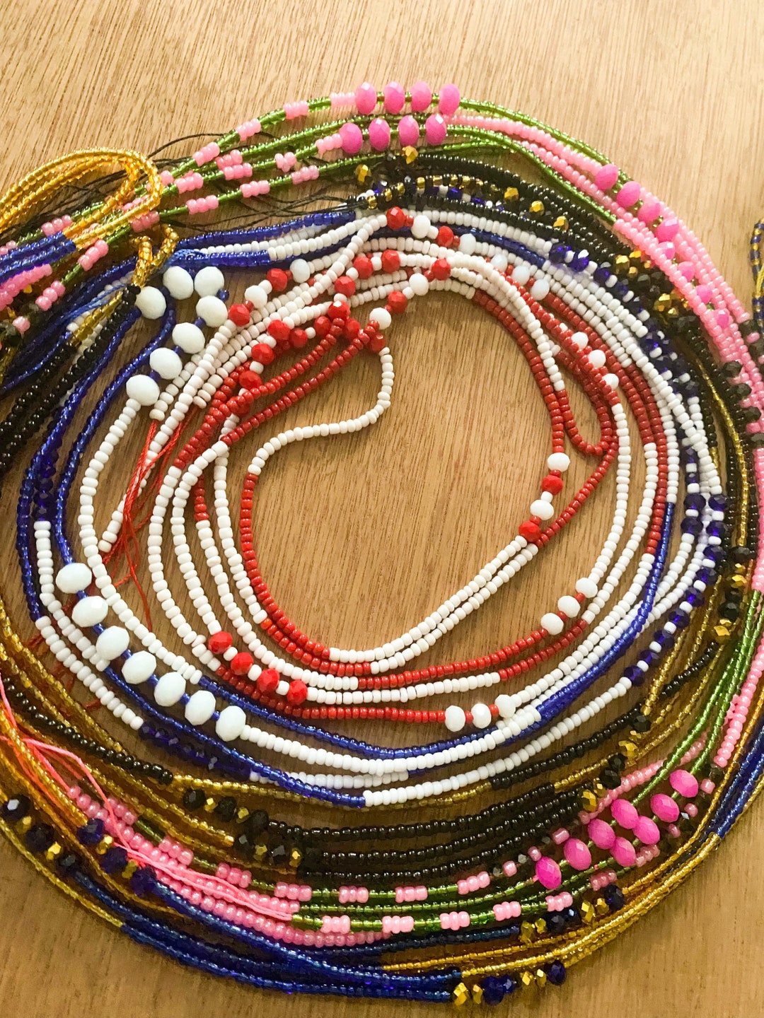 Greek Sorority and Fraternity Waist Beads, Wholesale Waistbeads - Etsy