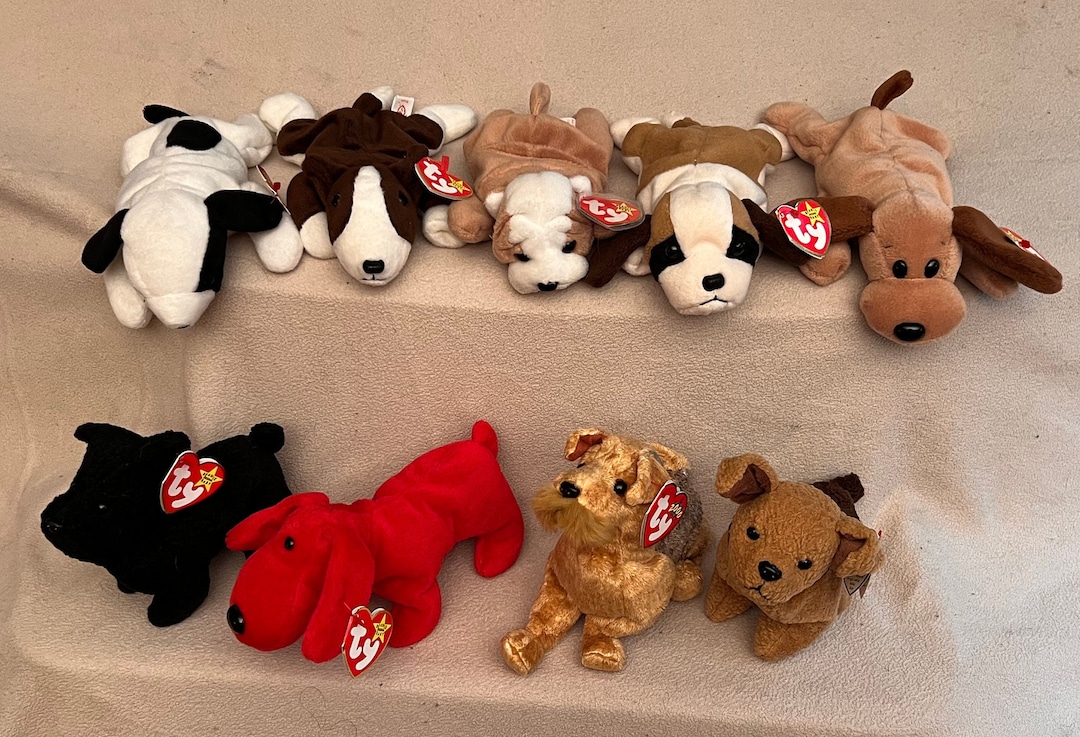 Ty Beanie Baby Dog Collection/ Plus Dog/ Plus Animal/ Scotty Dog ...