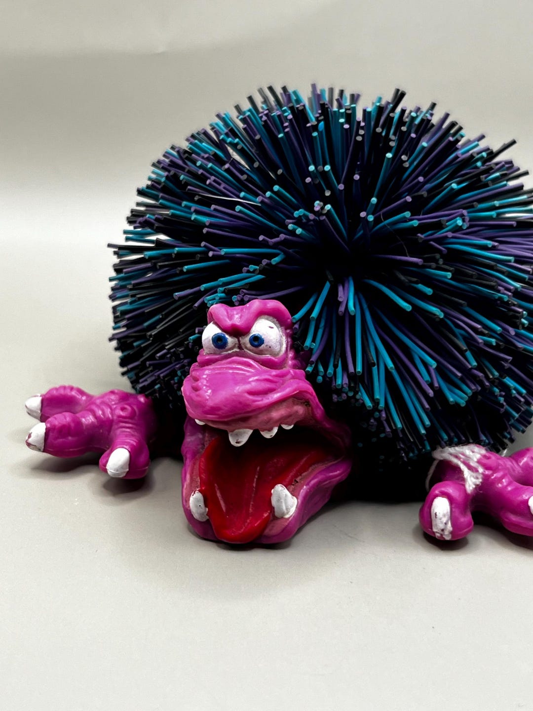 Purple and Blue Koosh Kreature Koosh Ball Monster Toy, Vintage From ...