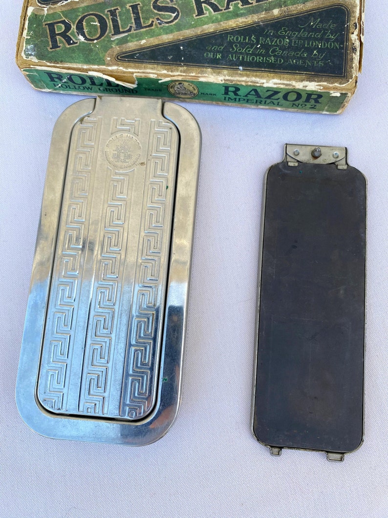1920's Vintage Silver Rolls Razor English Shaving Kit - Etsy