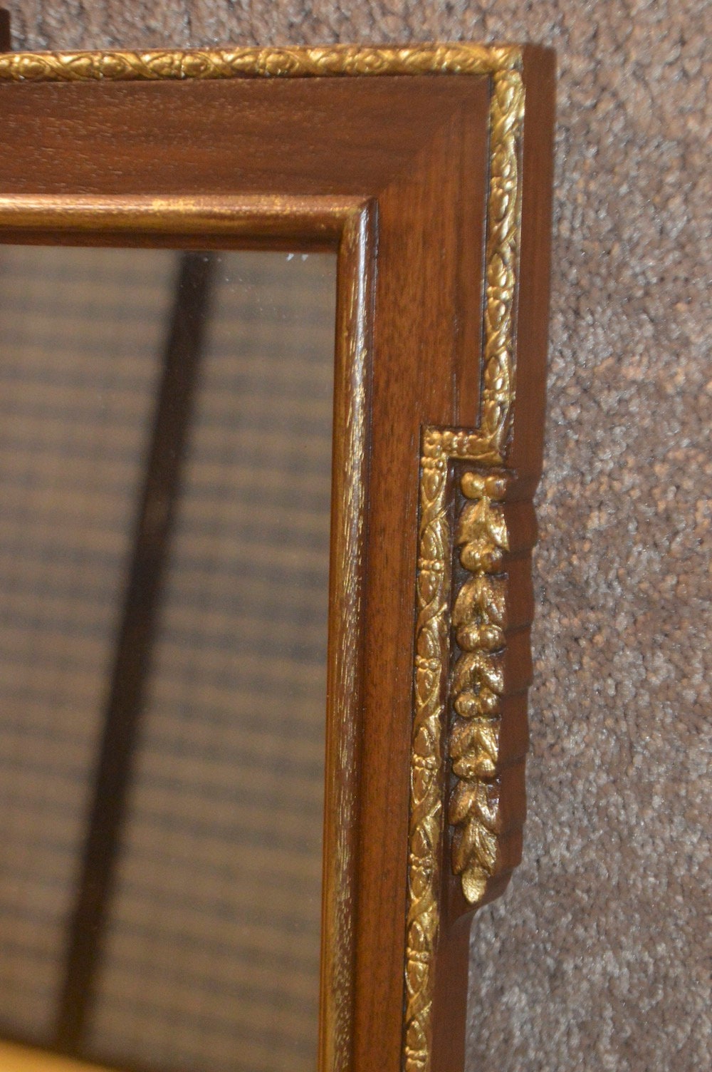Vintage John Stuart Wall Mirror W/gold Highlights | Etsy