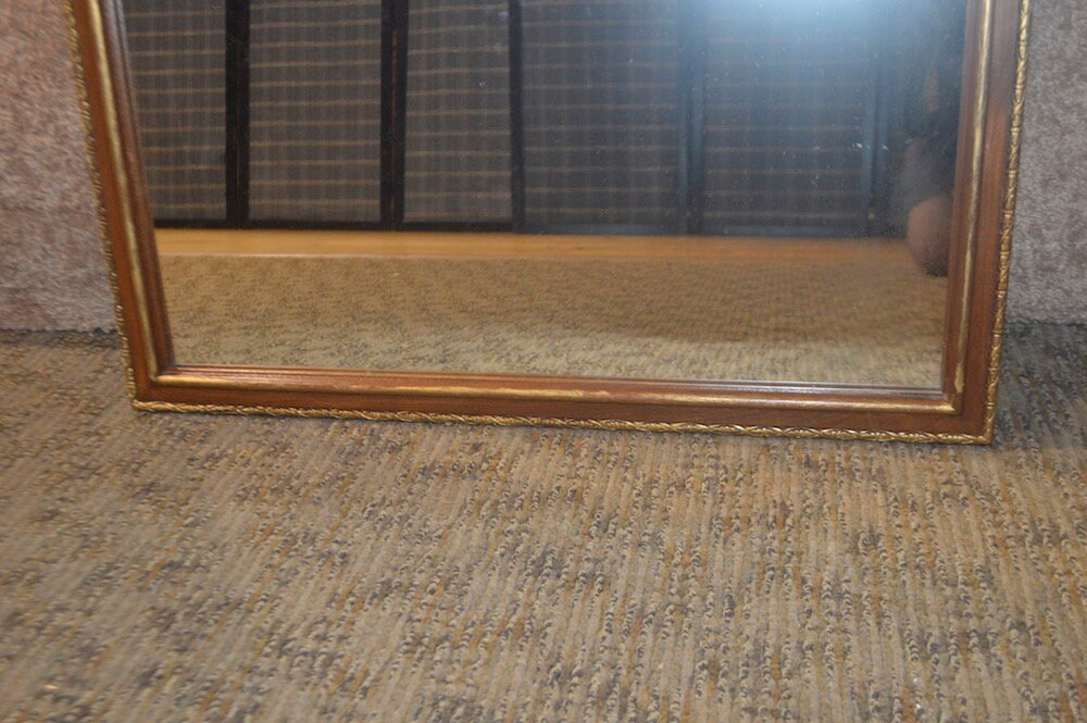 Vintage John Stuart Wall Mirror W/gold Highlights - Etsy