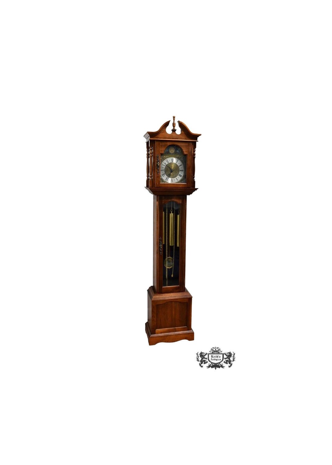 Vintage Emperor German Walnut Grandfathers Clock - Etsy