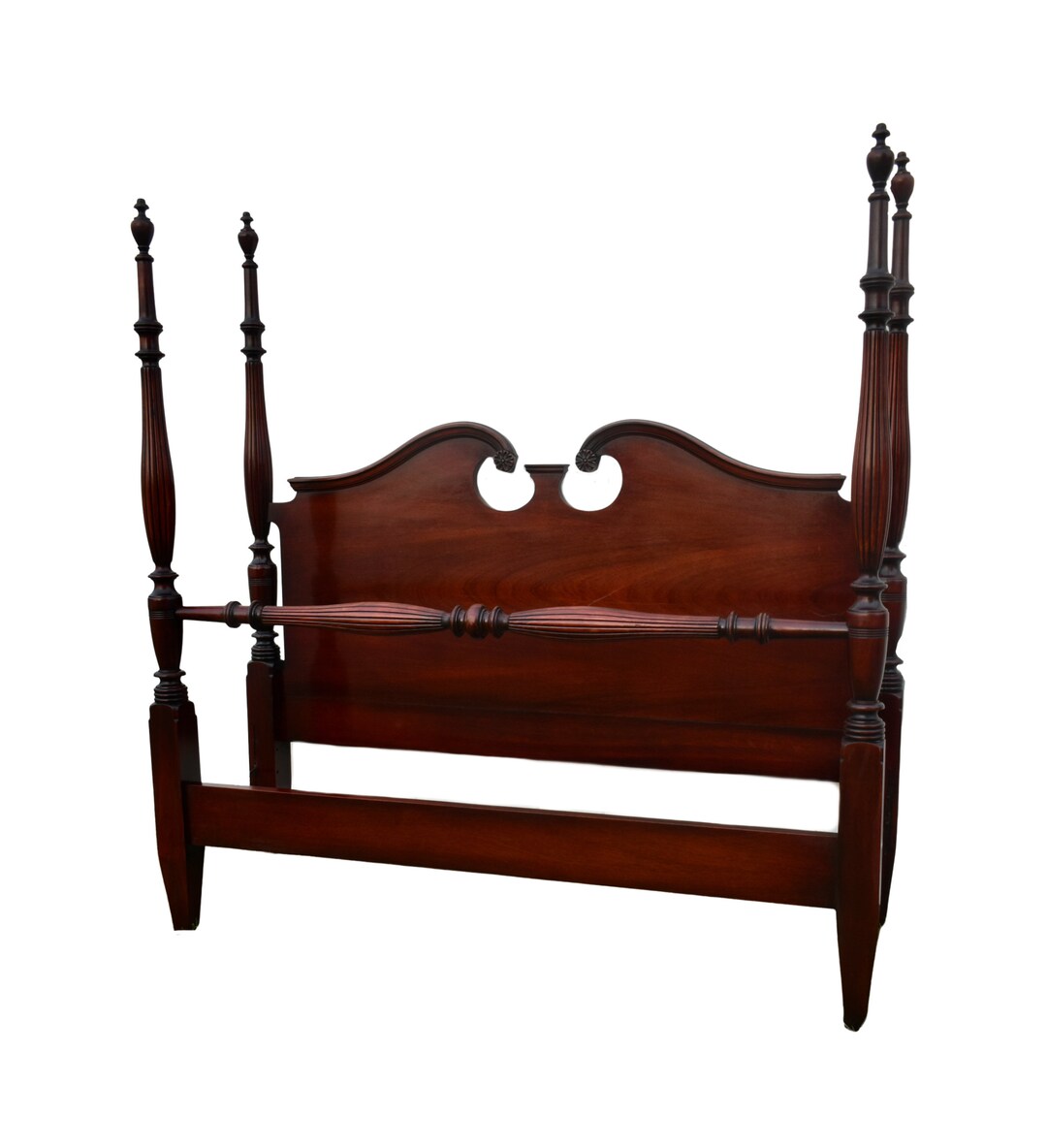 Vintage Mahogany Traditional Style Full Size Bed - Etsy