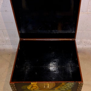Vintage Cottage Style Floral Dome Top Trunk - Etsy