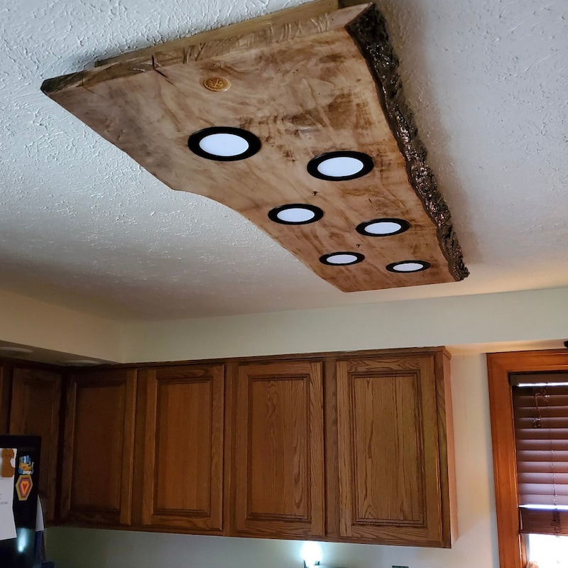 Plank Light Fixture - Etsy