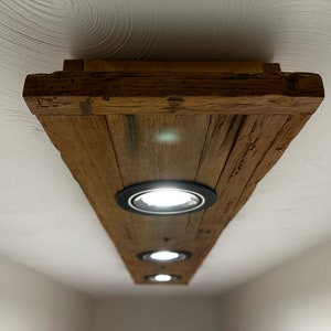 The “barn Plank” Linear Barnwood Recessed Light - Etsy