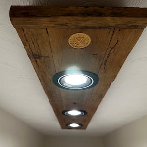 The “barn Plank” Linear Barnwood Recessed Light - Etsy