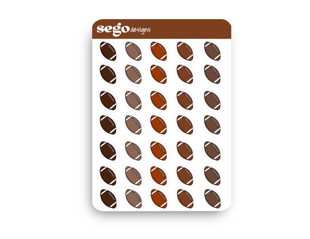 Football Practice Stickers, Football Stickers, Football Planning ...
