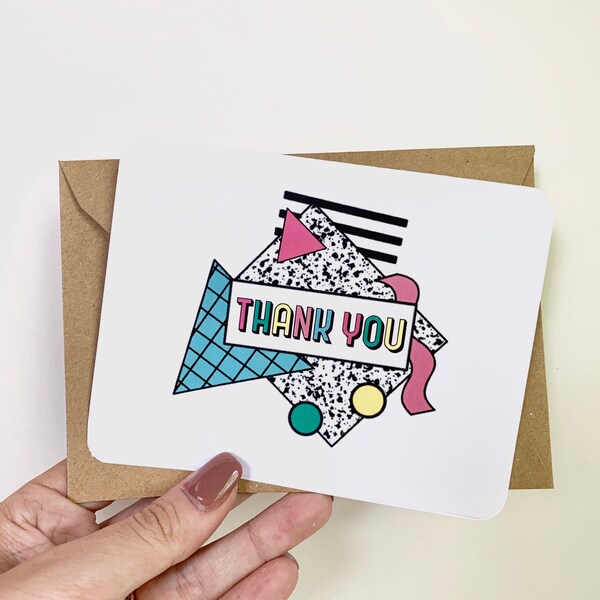 Retro Thank You Cards - Etsy